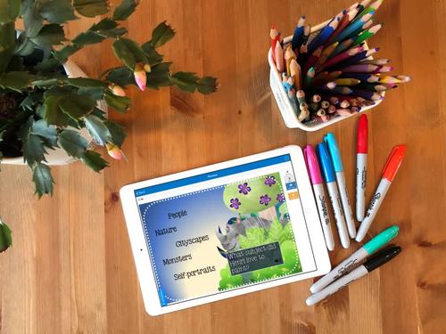 Famous Artist / Henri Rousseau: Google Slides™ & Boom Cards (BUNDLE)