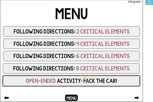 Picnic Following Directions + Open Ended Spring Language Activity BOOM ...