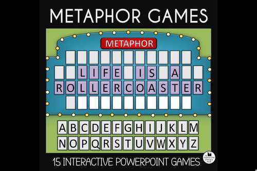 Metaphor Games - Examples of Metaphors in Sentences - 15 PowerPoint Games