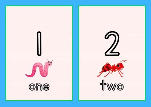 Numbers posters in style by DISIGNER POFESSIONAL | TPT