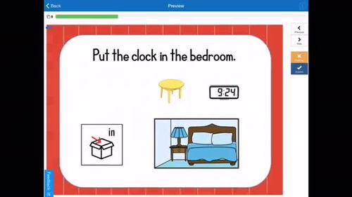 Core Word In | Following Directions | Boom™ Cards by Boxarain | TPT