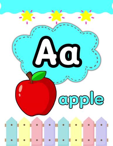 Alphabet Posters and Worksheets - Letter recognition, Sounds and Tracing