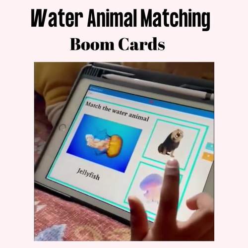 Water Animal Matching Boom Cards for Special Education by Disha Digital ...