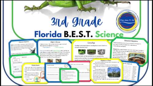 Adaptation and Survival Florida B.E.S.T. Science Standards NGSS Aligned