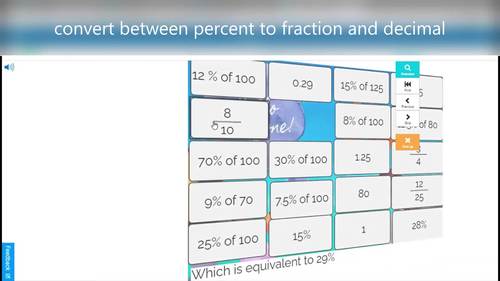 Convert percent to fraction and decimal by SG Math Guru | TpT