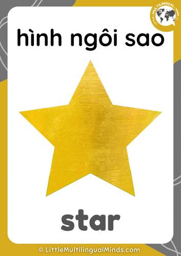 Vietnamese Resources - 2D & 3D Shape Flashcards, Word Walls, Poster ...