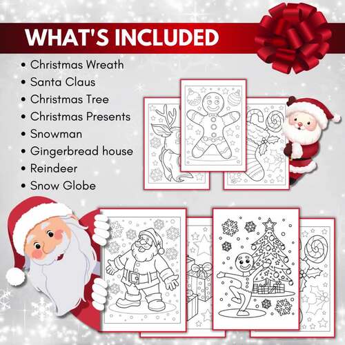 Christmas holiday season coloring sheets christmas activities, elf ...