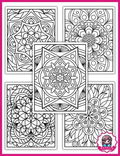 Mandala Coloring Pages | Mindfulness Relaxation | Breathing Exercise ...