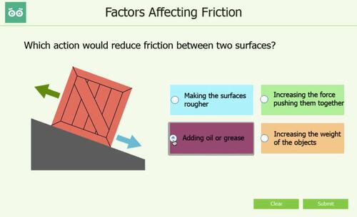 Friction Science Digital Lesson & Activities | 5th Grade | Forces & Motion