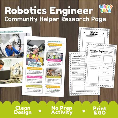 Robotics Engineer Community Helper Research Project | STEM Coding ...