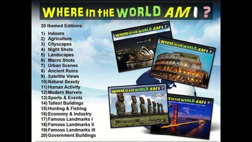 Where in the World Am I? Fun Geography/Culture Game - "SATELLITE VIEWS ...