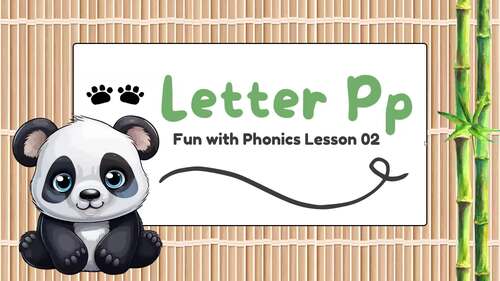 Phonics Letter P Full Lesson Plan (PPT + Worksheet) - Lesson 2 | TPT
