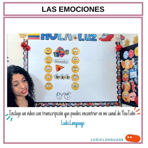 Spanish Emotion Faces Flashcards by LudicLanguage | TPT