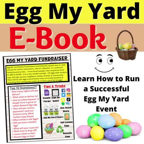 Egg My Yard Easter Egg E-Book Guide Resource Activity by IncredibleDesigns