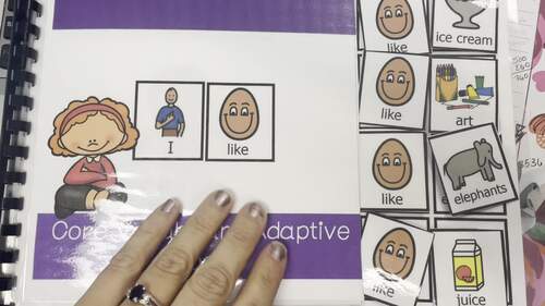 Core Vocabulary Book: I Like by RiversofLearning | TPT