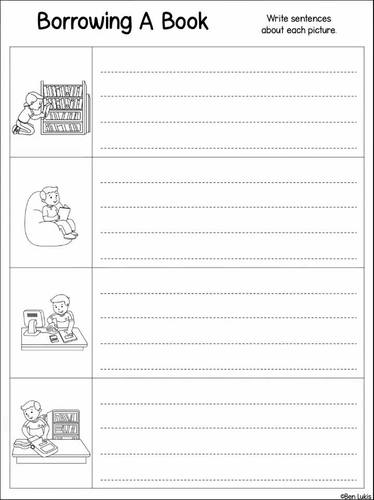 Sequencing Pictures & Sentence Writing Practice Worksheets - Sequence ...