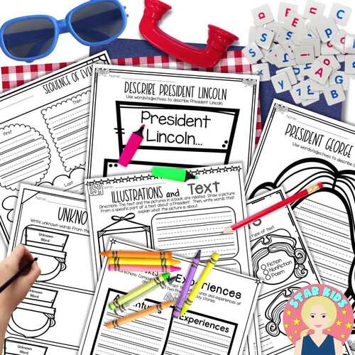 Presidents' Day Activities ELA and Math by Star Kids | TPT