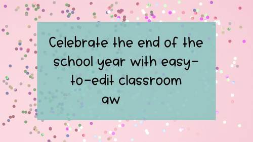 BUNDLE: End of the year awards in Spanish and English - EDITABLE PDF