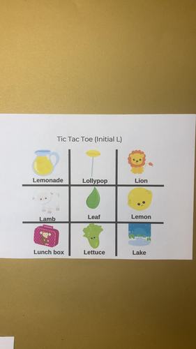 L Sound Articulation Tic-Tac-Toe for Speech Therapy by BilingualSLP LLC