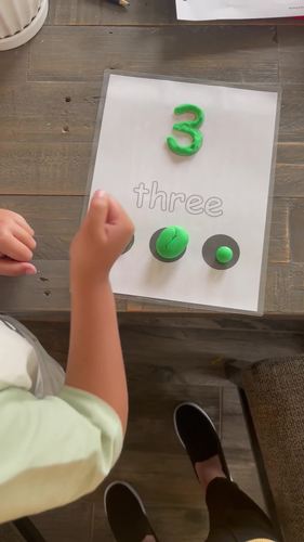 Play-dough Numbers by One Stop Reading Shop | TPT