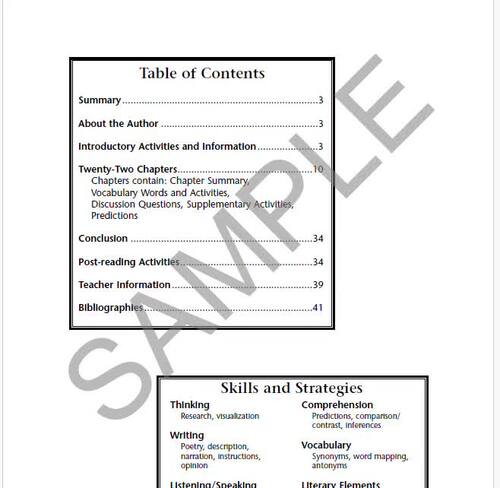 Beauty Novel Units® Teacher Guide Novel Study | TPT