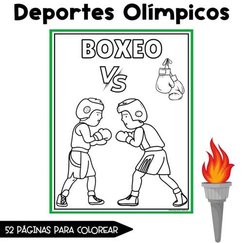 Deportes Olímpicos Coloring Pages, Paris 2024 Olympics Games Sports in ...
