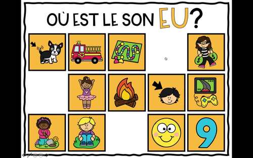 French Digital SOUND Games - Où est le son «EU»? by Fun in French Immersion