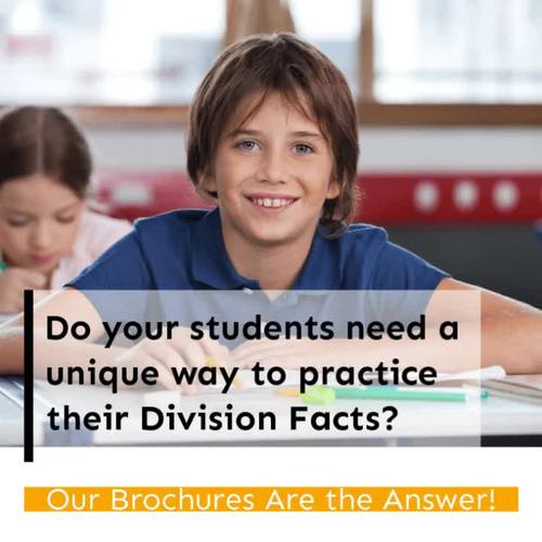 7s Division Brochures - Dividing by 7 Division Facts Practice | TPT