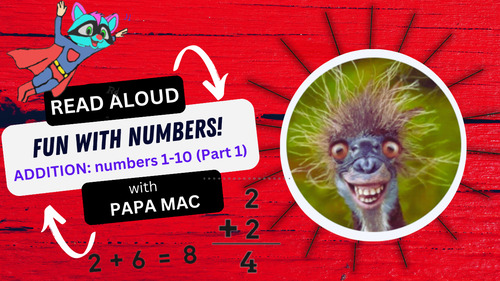 Fun with Numbers! ADDITION ADVENTURE: numbers 1 - 10 Part One by Bright ...