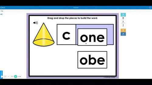 Boom Cards™ Onset and Rime Long Vowel O CVCe Words | TPT