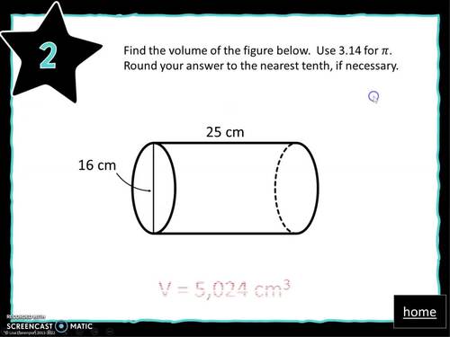 Volume of Cylinders Cones and Spheres - Math Bingo Game by Lisa Davenport
