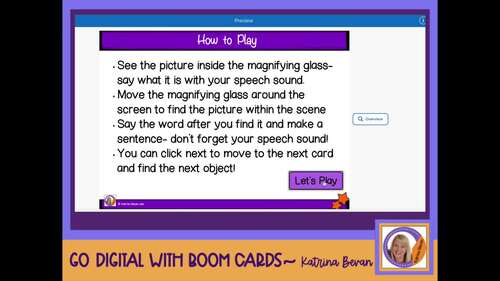 Boom™ Cards: Articulation Hidden Pictures /P/ speech therapy by Katrina ...