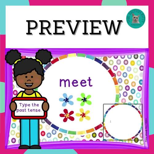 Kids Past Irregular Verbs Boom Cards™ by The British Kitty | TPT
