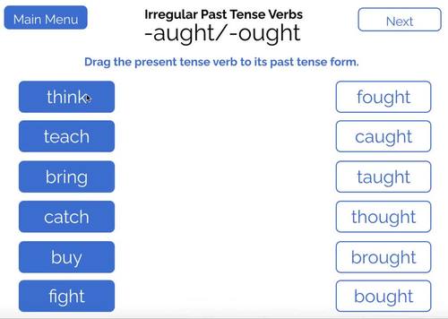 Irregular Past Tense Verbs | Boom Cards™ by SpeechySisters | TPT