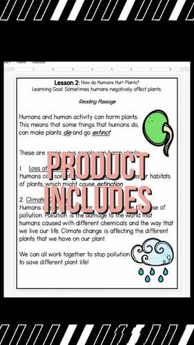 Grade 3 Ontario Science Growth and Changes in Plants Special Education ...
