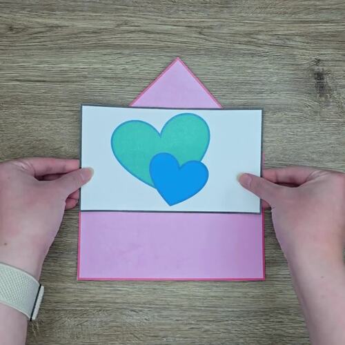 Valentine Envelope Craft Template by Mollers Makes It | TPT