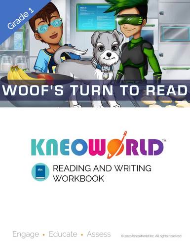 Reading and Writing Workbook | Grade 1 | Printable & Digital by KneoWorld