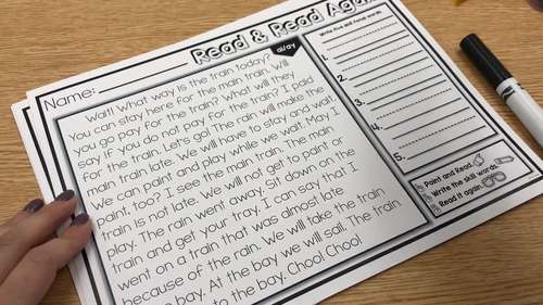 Hands-On Fluency Bundle Part 8: Read It and Read It Again Passages