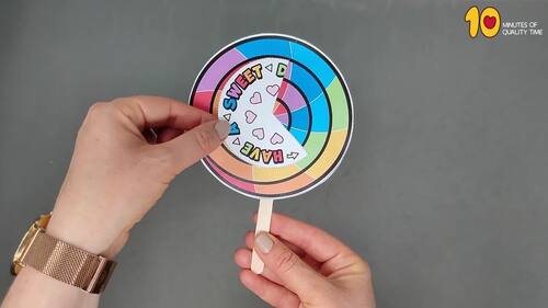 Have a Sweet Day Lollipop Craft by 10 Minutes of Quality Time | TPT