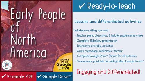 Early People of North America United States History Unit by The ...