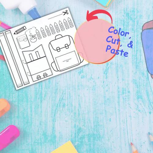 Back to School Kids Craft Backpack Craft, 3d Backpack craft, First Day ...