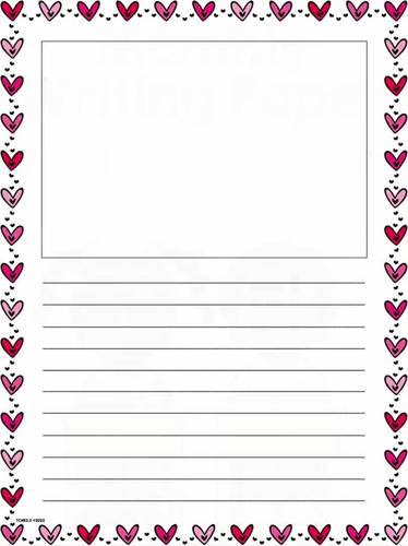Monthly Themed Writing Paper by TCHR2.0 | TPT