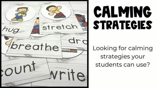 Zen Den Or Calming Corner - Calming Strategies Posters For Self-Regulation