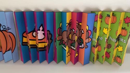 Thanksgiving and Fall Agamograph Crafts & Coloring Pages Black Friday ...