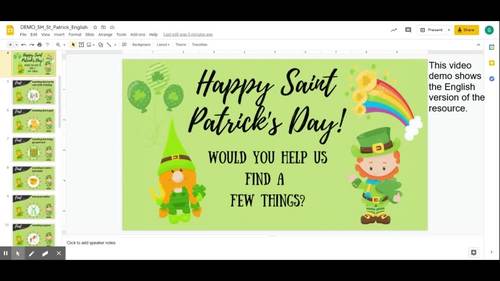 Virtual St. Patrick's Day Scavenger Hunt | Saint Patrick's Fun Friday Games