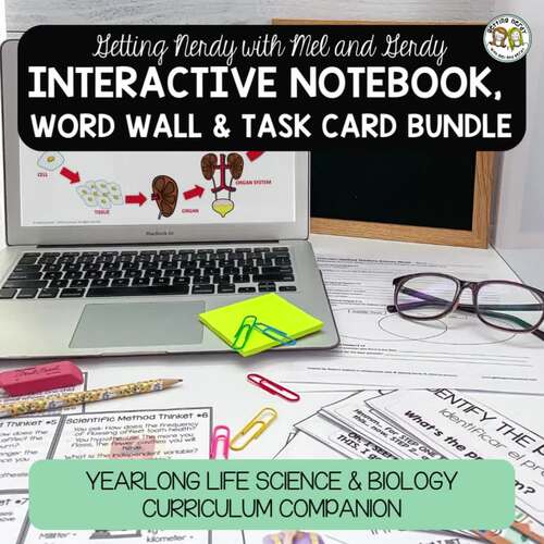 Biology | Life Science Interactive Notebook, Illustrated Word Wall ...