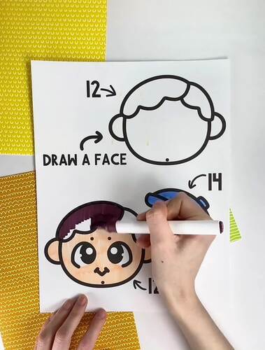 Earth Day Recycling Kids Moveable Paper Puppet Doll Spring Art Craft ...