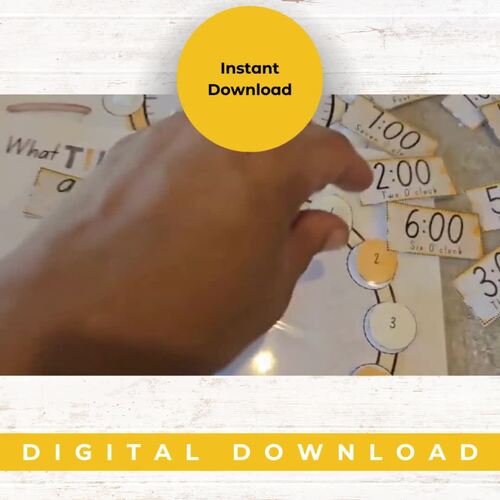 Telling Time Worksheets | Kids Clock | Learn To Tell Time by Healing Home