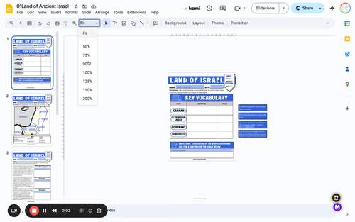 Geography of Ancient Israel: Map Analysis & Guided Notes - Print and ...