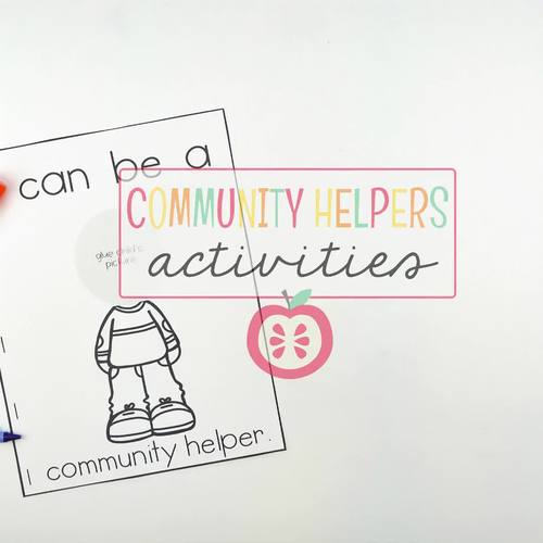 COMMUNITY HELPERS SOCIAL STUDIES ACTIVITIES | MY COMMUNITY | PRE-K AND ...